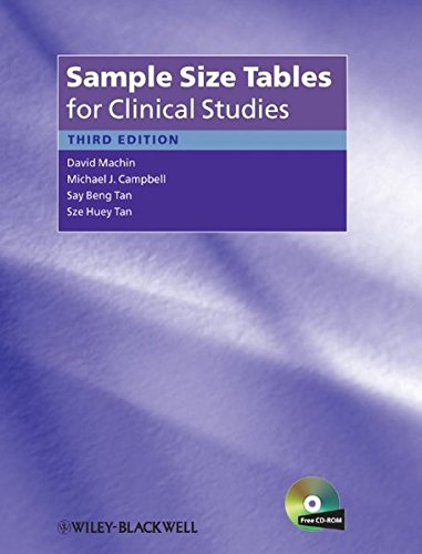 Sample Size Tables for Clinical Studies: Amazon.co.uk: 9781444357967: Books