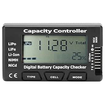 Battery Level Tester, High Precision 0.001v Digital Battery Level ...