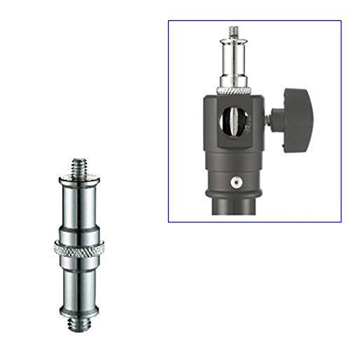 Buy Phot-R 2x 1/4" to 3/8" Spigot Stud Adapter with Male Threaded Screw ...