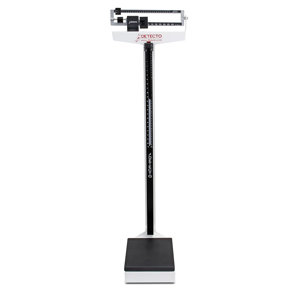Amazon.com: Detecto 439 Mechanical Physician Scale with Height Rod ...
