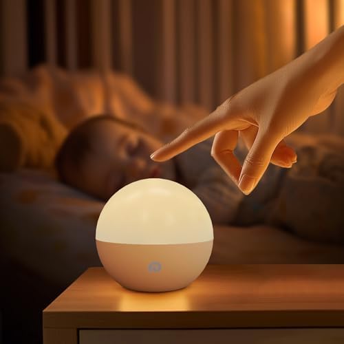 Dreamegg NightPal 1 Touch Night Light Children 2000 mAh Nursing Light Dimmable Night Light Baby ...