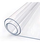 Amazon.com: 36 Inch Square Clear Plastic Dining Room Table Protector ...