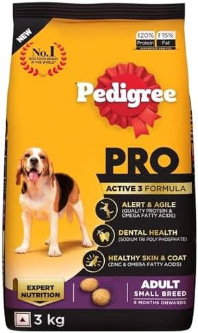Pedigree Pro Adult Large Breed, Dry Dog Food (18 Months Onwards), 20 Kg ...