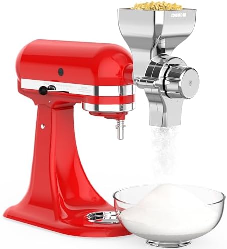 Grain Mill NutriMill Harvest Electric Stone - 450 Watt Countertop Flour ...