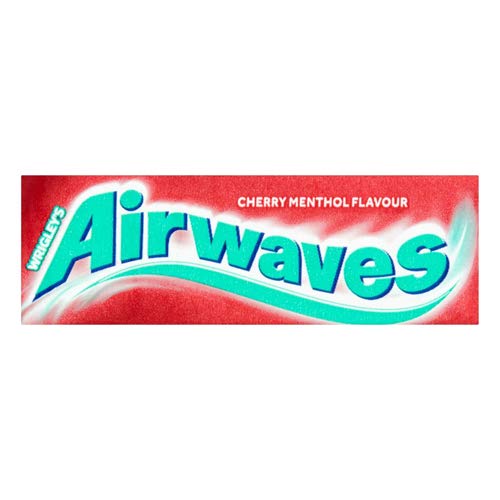 Wrigley's Airwaves Cherry Menthol Sugar Free Chewing Gum 10 Pieces ...