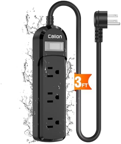 Amazon.com: Power Strip Surge Protector, 5Ft Extension Cord with 3 ...