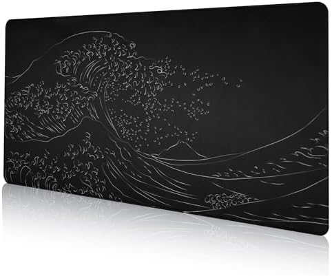 DAWNTREES Desk Mat,Mouse Pad Gaming Keyboard Pad,100x40cm, Topographic ...