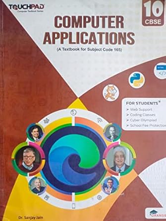 Touchpad Computer Application CBSE Class 10 By Sanjay Jain (Second Hand & Used Book) (S ...