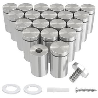 LuckIn 1 × 3/4 Inch Standoff Screws, 20-Pack Stainless Steel Standoffs ...