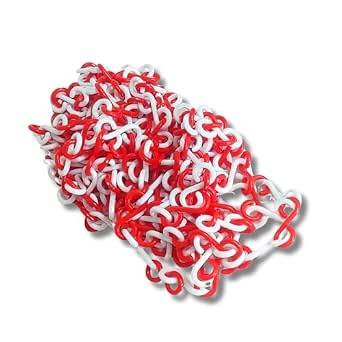 Efficacy PVC Safety Chain with 6mm Thickness 10 Meter Barricading Cone ...