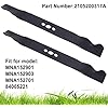Amazon.com : Wadoy 2105200317A Blade 21" 2 Pack, Compatible with Mu ...