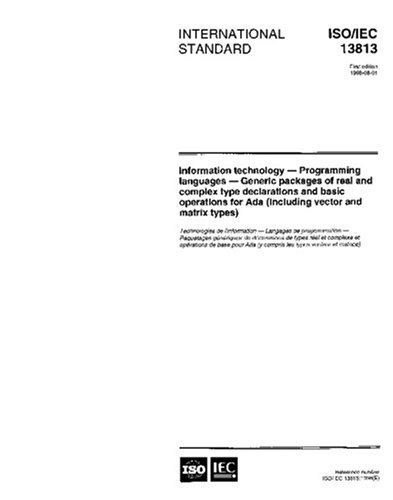 ISO/IEC 13813:1998, Information technology - Programming languages ...