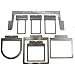 Amazon.com: Fast Frames 7n1 Embroidery Hoop System for Brother PR ...