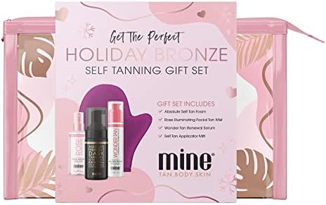Amazon.com: Mine Holiday Bronze Gift Set - Self Tanning Holiday Bundle ...