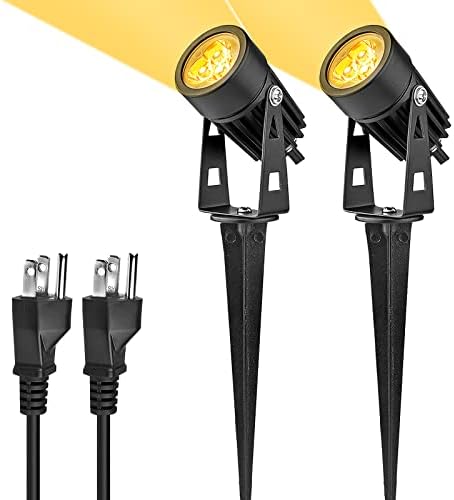 2pcs Spotlight Led Lights, Garden Landscape Spotlights 3W 300LM Warm ...