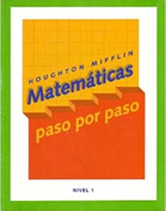 Math Steps Science Level 1: Houghton Mifflin Math Steps Science (Spanish Edition): Math ...