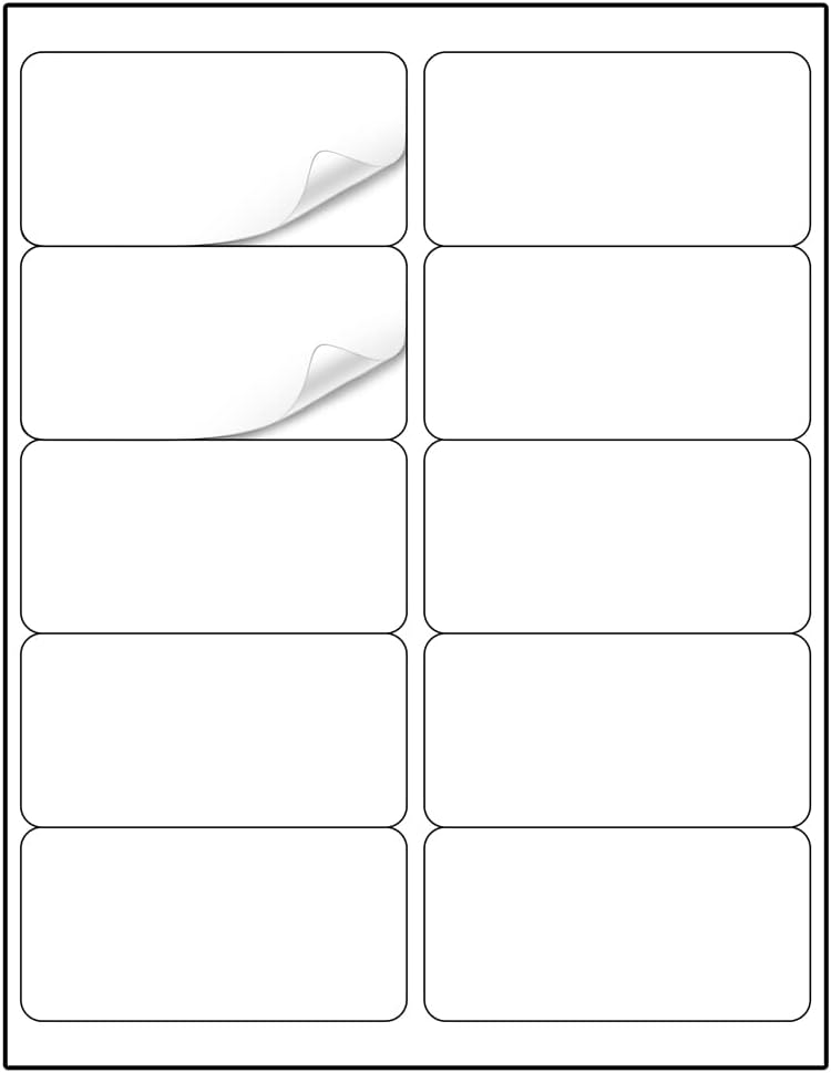 Amazon.com : 9527 Product 10 UP Sticker Labels,2x4 inches FBA Shipping ...