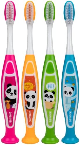 Amazon.com: PRO-SYS® Kids Toothbrush (Colorful 4-Pack) - Made with Soft ...