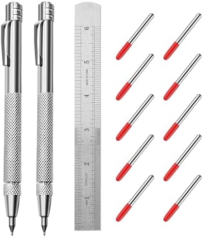 Amazon.com: Ofasixx 2 Pack Tungsten Carbide Tip Scriber Tool with 10 ...