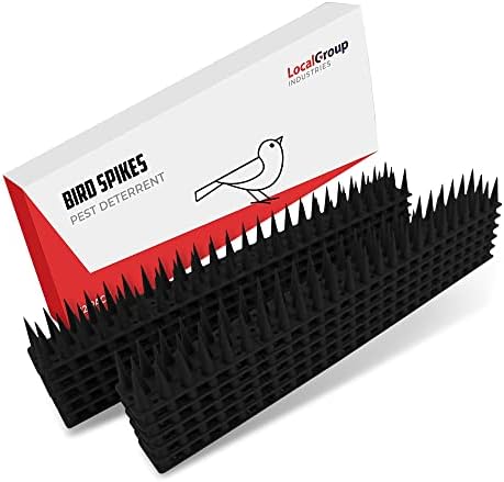 LGI Bird Spikes 17ft (5.18m) Outdoor Pigeon, Squirrel, Cat, Raccoon ...