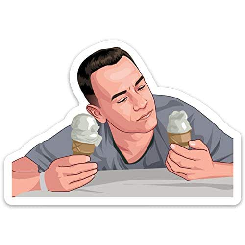 Amazon.com: Ice Cream Lieutenant Dan Sticker - 4 Inch WaterProof ...