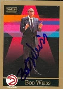 Bob Weiss autographed Basketball Card (Atlanta Hawks) 1990 Skybox #301 ...