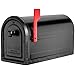 Amazon.com: Architectural Mailboxes 7900-5B-R Roxbury Post Mount Black ...