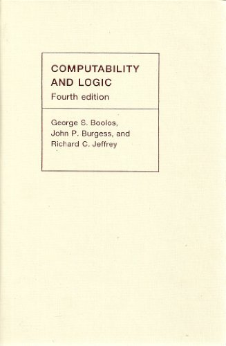 Computability and Logic by George S. Boolos (2002-03-25): George S ...