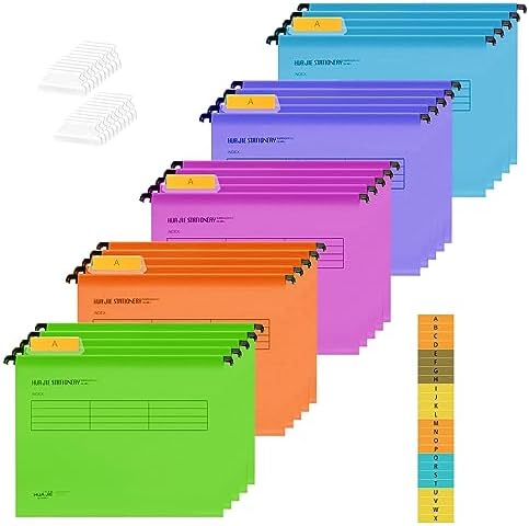 DMSELL A4 Suspension Files, 20PCS A4 Filing Cabinet Suspension Files ...