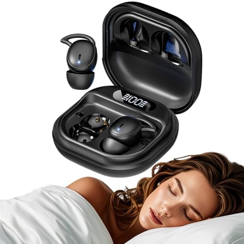 Sleep Small Earbuds Wireless Noise Cancelling Bluetooth 5.4 Earphones ...