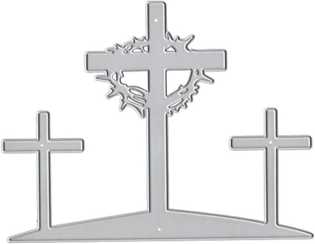 Amazon.com: Easter Jesus Cross Cutting Dies Cross Embossing Template ...
