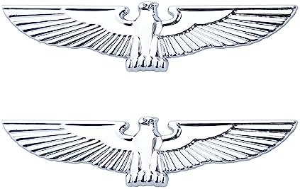 Amazon.com: 2X Eagle Wings Emblem 3D Metal Sticker Emblem Animal Car ...