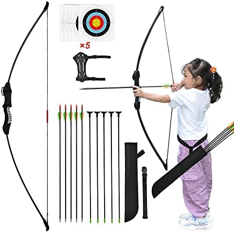 Amazon.com : Runzkzy Bow and Arrow for Teens Beginner Archery Set for ...