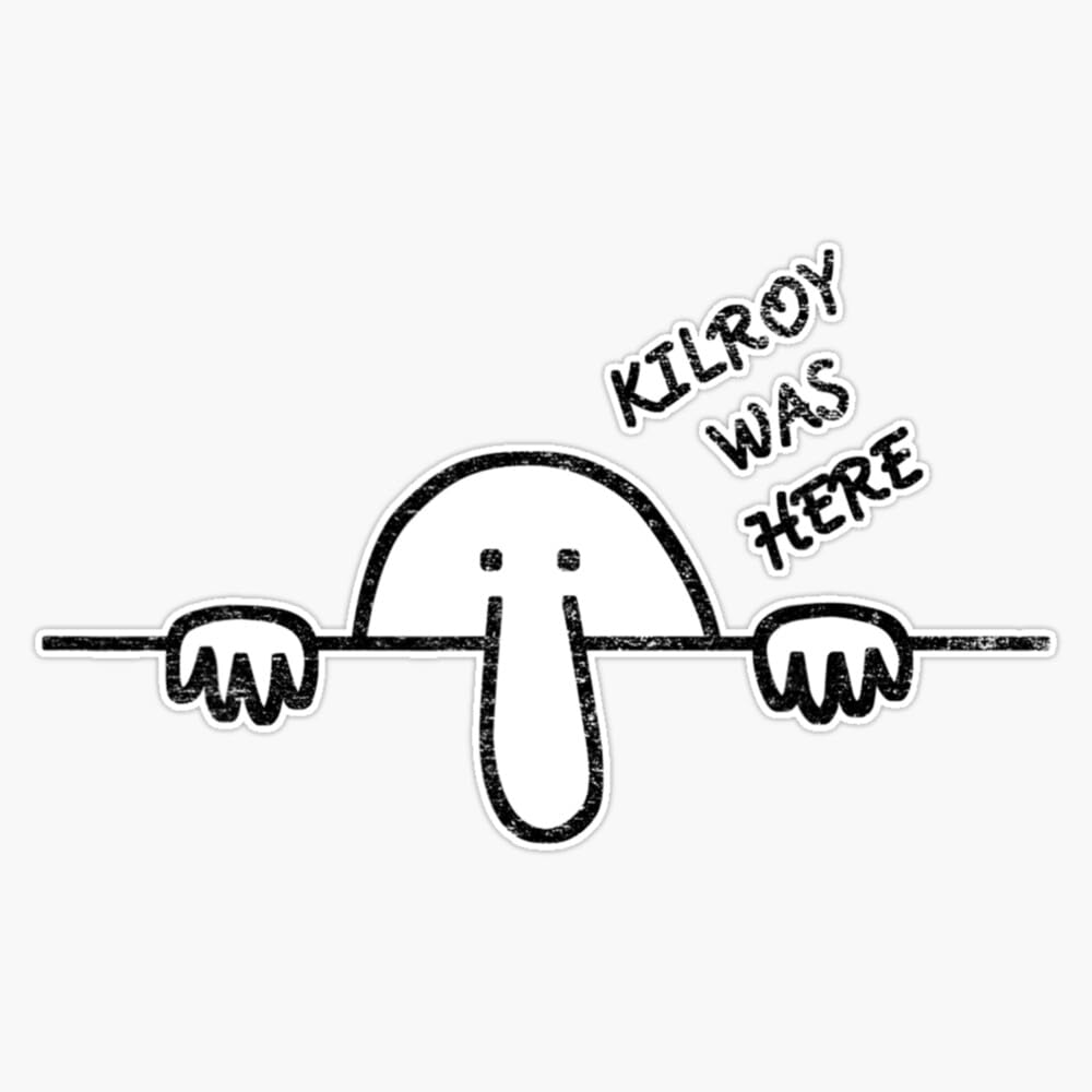 Amazon.com: Magnet Kilroy was Here Graffiti Art Magnet Vinyl Decal ...