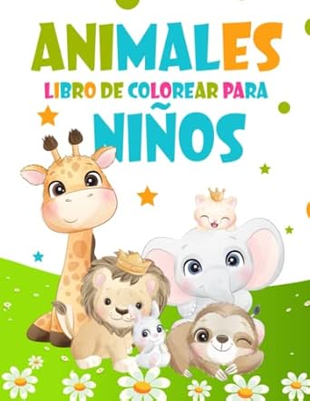 Animales Libro De Colorear Para Niños: Libro De Colorear Para Niños De ...