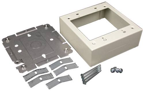 Wiremold V2448-2 V2400 Steel 2-Gang Switch and Receptacle Box, Ivory ...