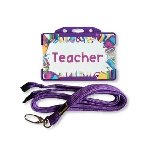 Teacher Roleplay Children's Novelty ID Card & Lanyard - Teacher Role ...