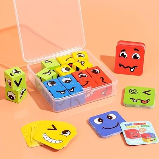 Buy Embrace Emotions: Emoji Cube Face Game - Interactive Toddler Toy ...