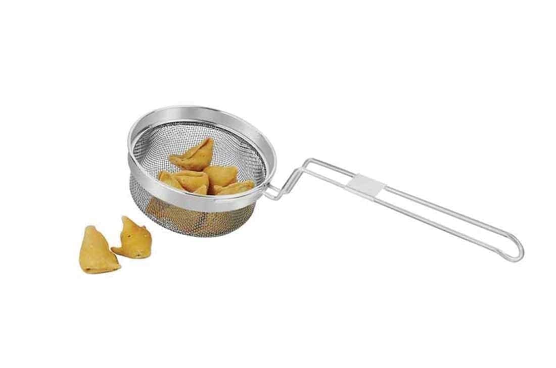 Entisia Deluxe Deep Fry Strainers - 1 Pcs Stainless Steel Wire Skimmer ...