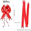 Prmape 30 PCS Red Pull Bows, Pull Bows for Gift Wrapping, Pull ribbon ...