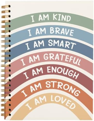 Amazon.com : hold fizz I Am Kind Smart Loved Rainbow Notebook Journal ...