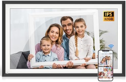 Amazon.com : ApoloSign Digital Picture Frame 15.6 inch, WiFi Digital Photo Frame with 32GB ...