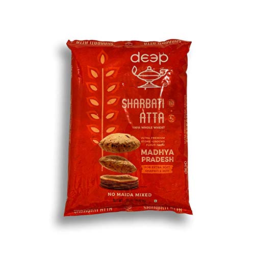 Amazon.com : Deep Sharbati Atta 20lb 100% Whole Wheat : Everything Else
