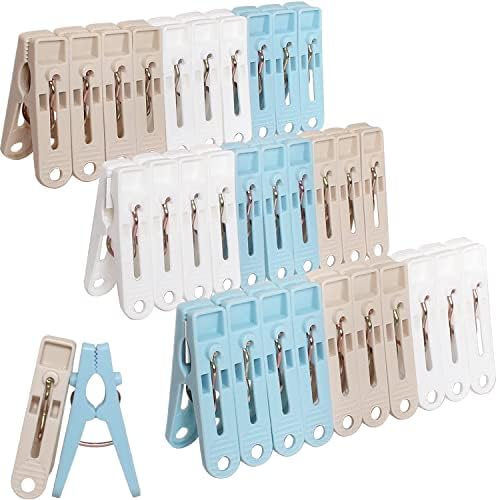 Clothes Pegs, 30 Packs Clothes Pegs for Washing Line Strong Grip, 3 ...