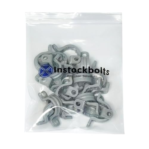 Snapklik.com : 1 PVC Pipe Straps, 2 Holes Plastic Conduit Strap For PVC ...