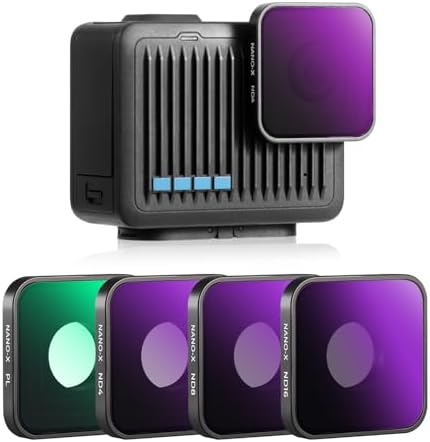 Amazon.com : K&F CONCEPT ND PL Filter Set for GoPro Hero 4K Camera, 4 ...