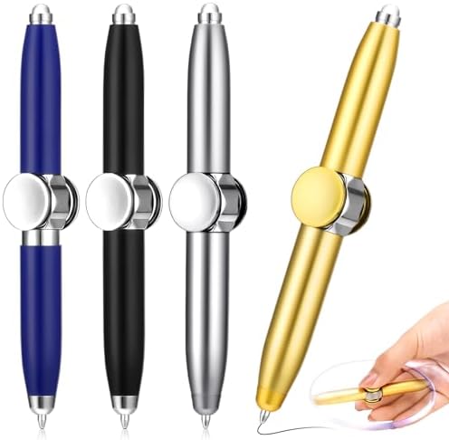 Amazon.com : HEQU 4 Pieces Spinning Fidget Pen Fidget Ballpoint Pen ...