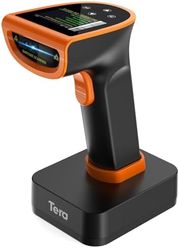 Amazon.com: Tera Barcode Scanner Wireless with Screen: Pro Version 1D ...