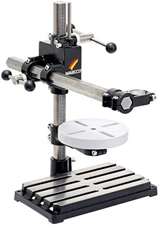 WABECO Bohrständer Fräsständer BF1243 mit Bohr-Frästisch, 2 Zustellachsen vertikal/horizontal ...