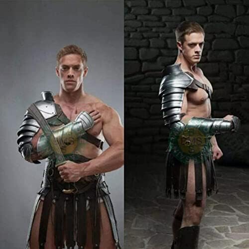 Amazon.com: AnNafi® Medieval Single Pauldron Spartacus Cosplay Metal ...